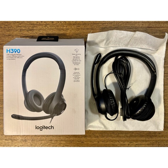 Logitech | Headphones | Logitech H39 Usb Headset | Poshmark